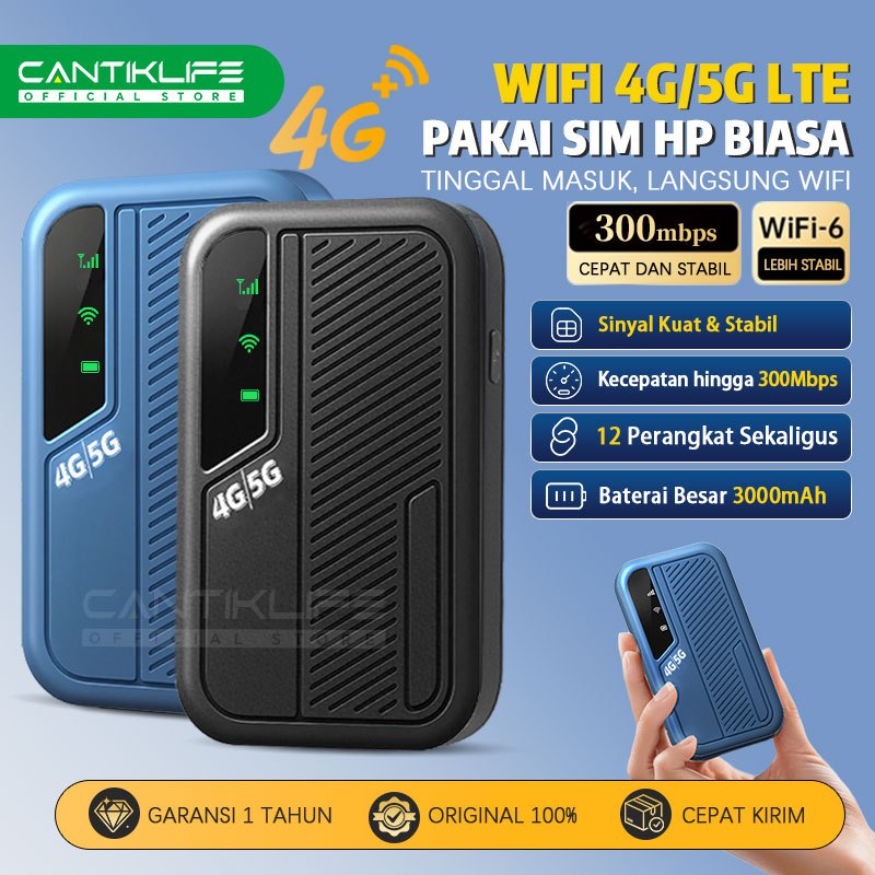 Jual Modem WiFi Portabel 4G/5G LTE M34 | Baterai 3000mAh Tahan 8-10 Jam ...