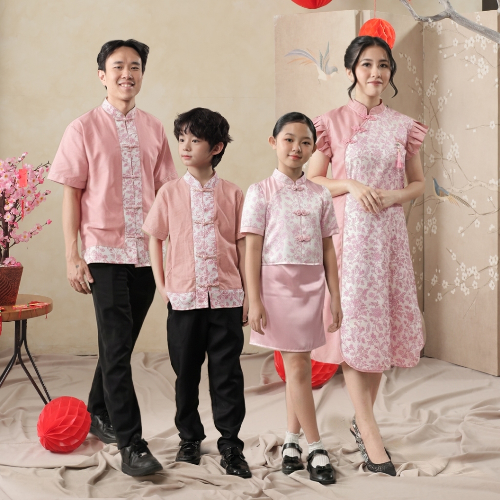 Jual MARVES IMLEK Rui Family Set Cheongsam Dress Kemeja Baju Anak ...