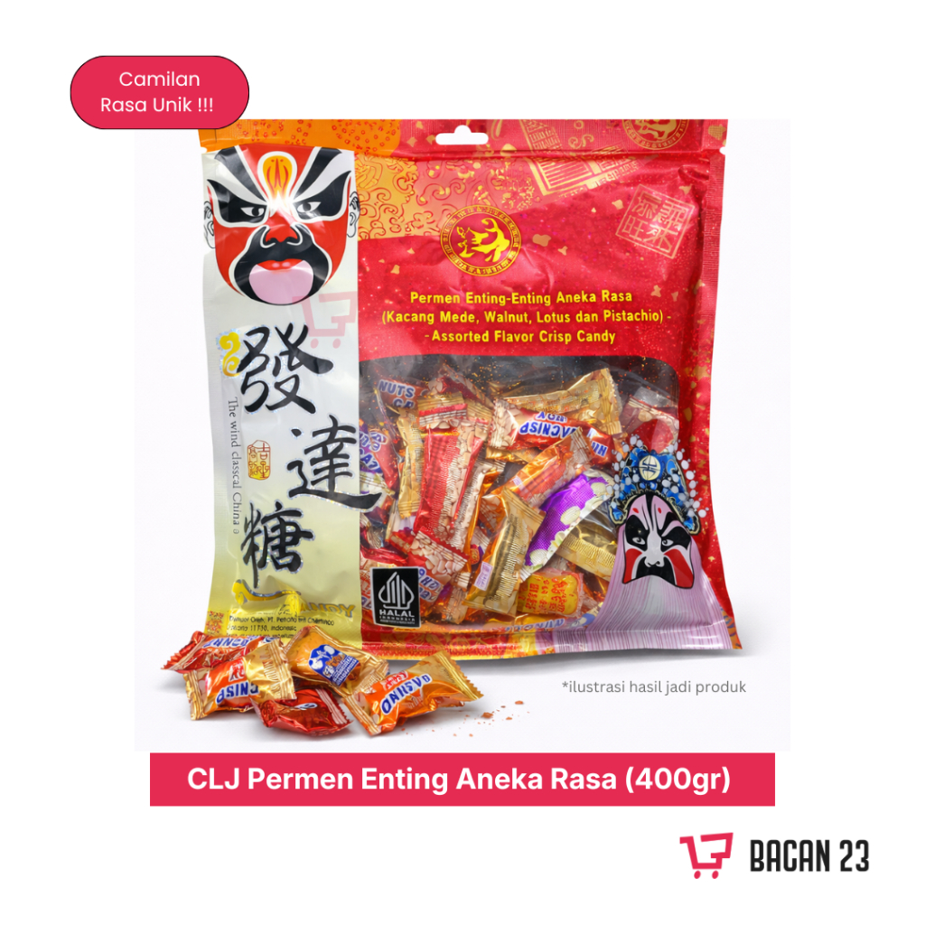 Jual CLJ Permen Enting Aneka Rasa 400gr | Permen Kacang Crispy Import ...