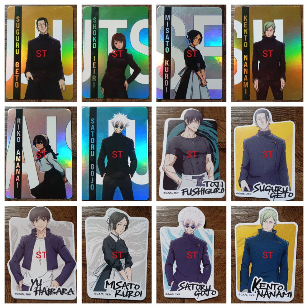 Jual Jujutsu Kaisen X Lawson JJK Kaisen Limited Edition Sticker Card ...