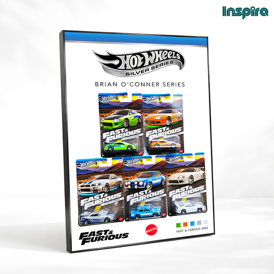 Jual Inspira Display Poster Frame Hot Wheels Brian O'Conner series ...
