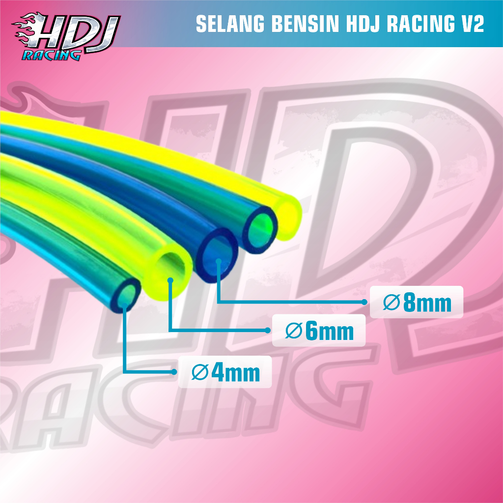 Jual Selang Bensin HDJ Racing V2 | Bensol VP M5 Ethanol | Premium Tahan ...