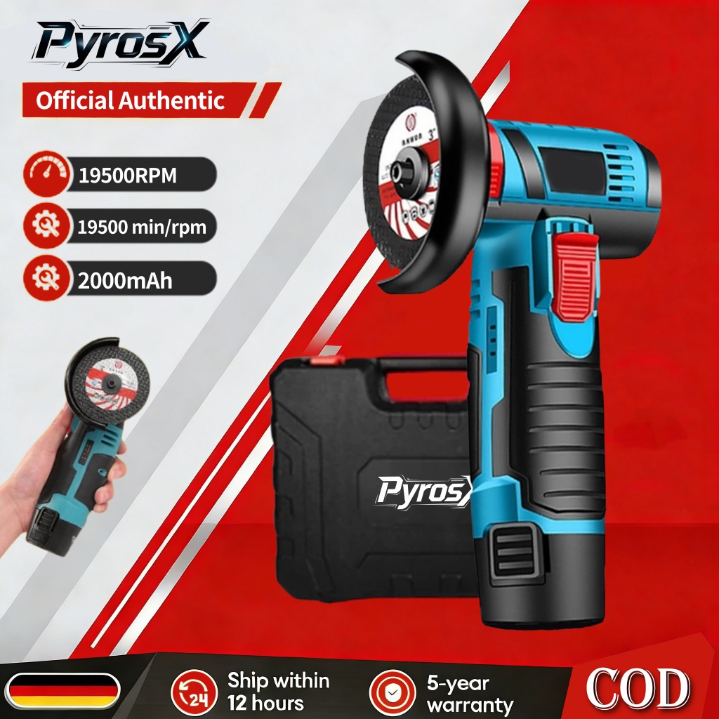 Jual Brushless Gerinda Angle Grinder Cordless Mini Mesin Gerinda Tangan ...