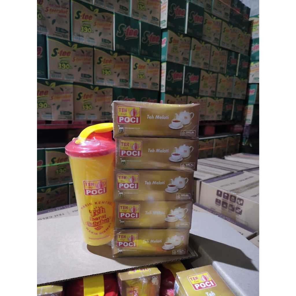 Jual TEH POCI CELUP MELATI ISI 15 x 5 PACK FREE TUMBLER Cantik | Shopee ...