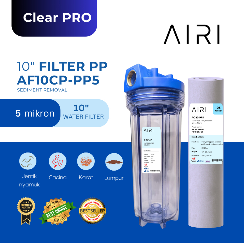 Jual AIRI paket Filter saringan penjernih air sumur | PAM | PDAM ...