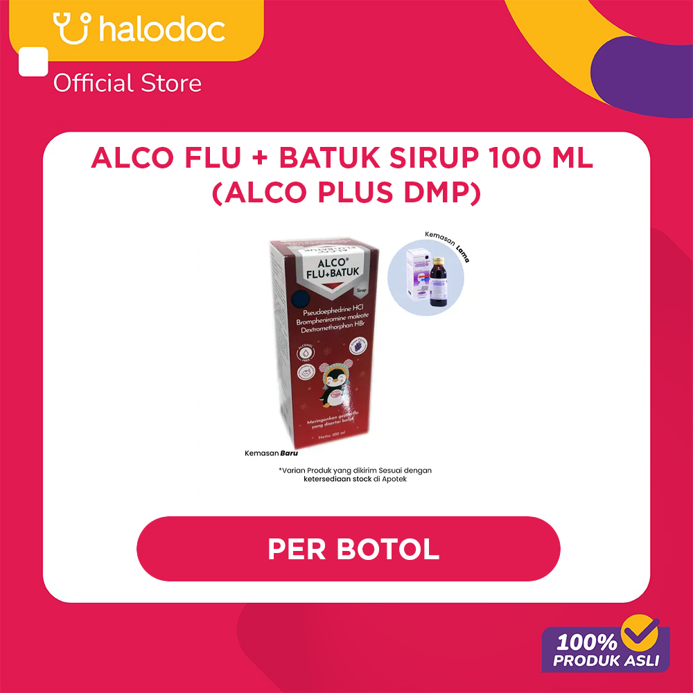 Jual Alco Flu + Batuk Sirup 100 ml (Alco Plus DMP) | Shopee Indonesia
