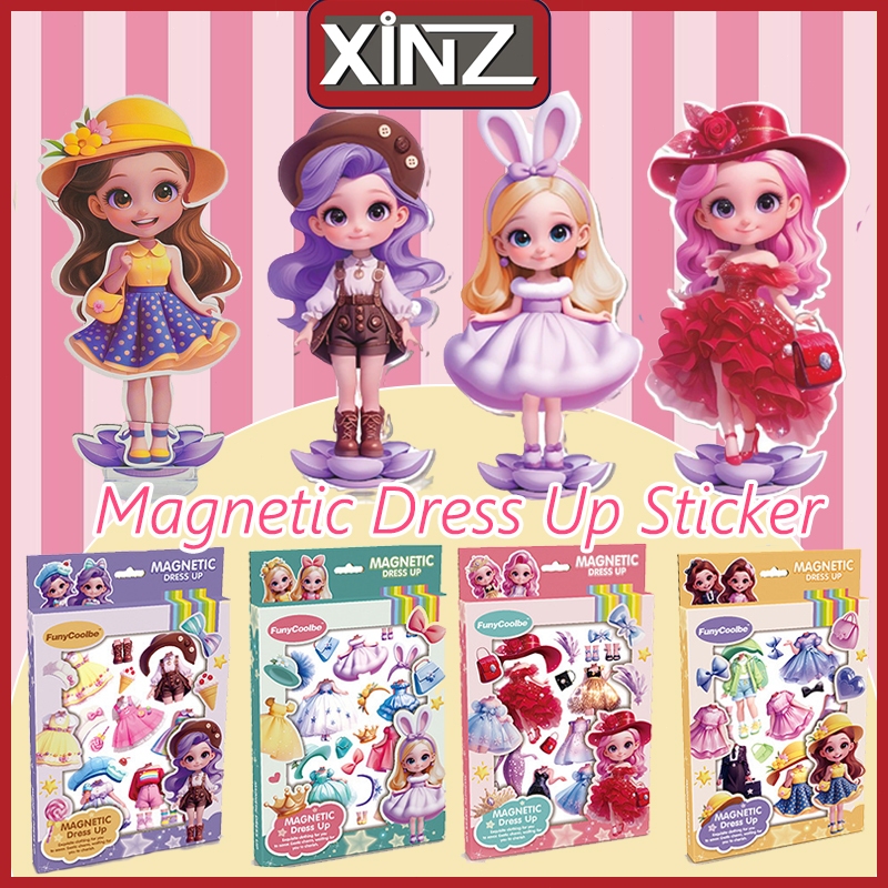 Jual XiNZ Mainan Dress Up Putri DIY Premium Buku Stiker Ganti Busana ...