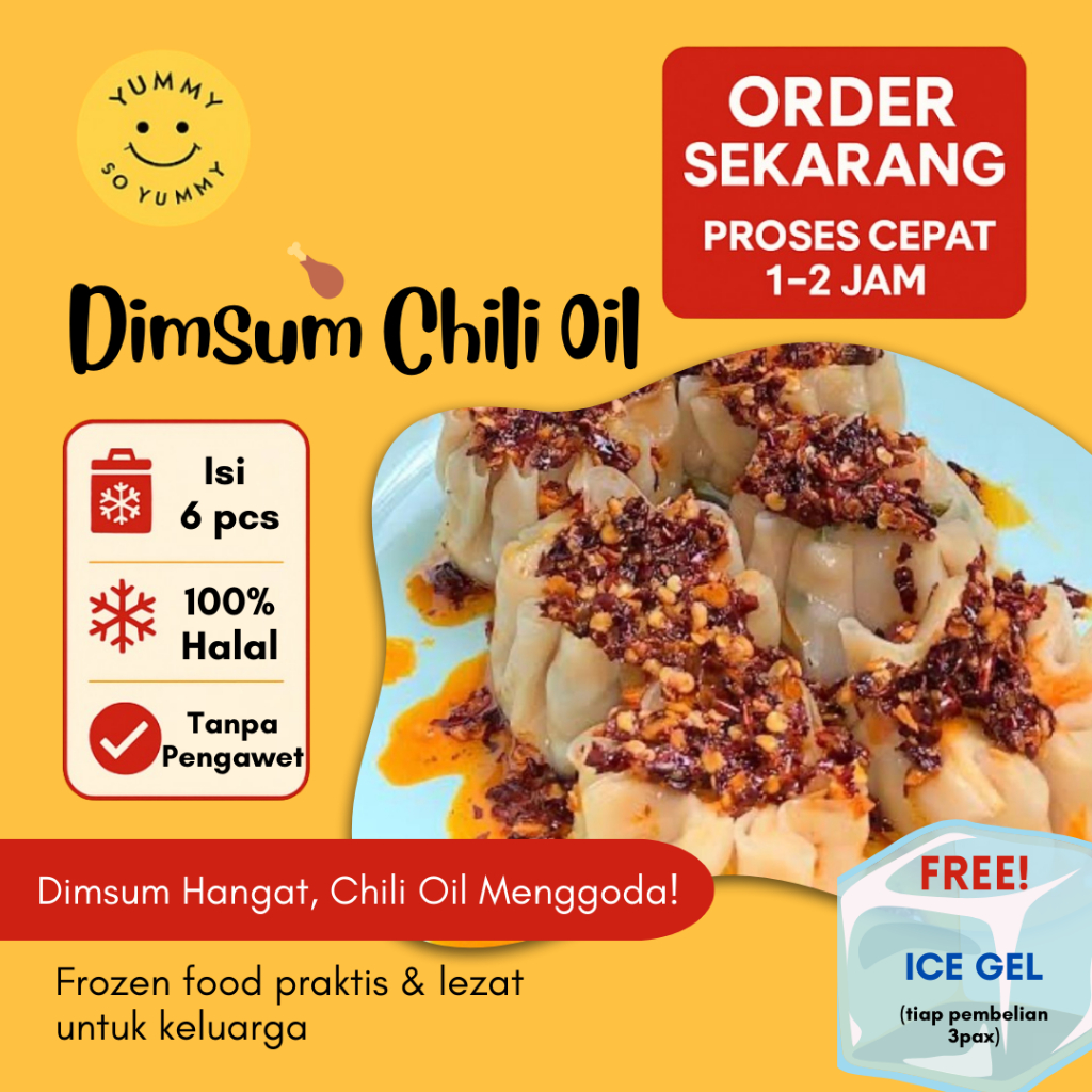 Jual Makanan Beku Frozen Premium Dimsum Chili Oil Halal Chicken Ayam ...