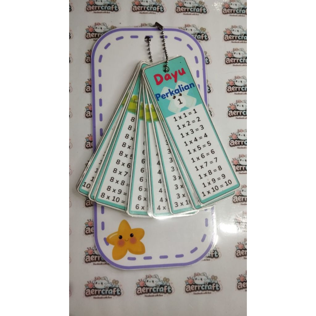 Jual Flashcard tabel perkalian anak | Shopee Indonesia