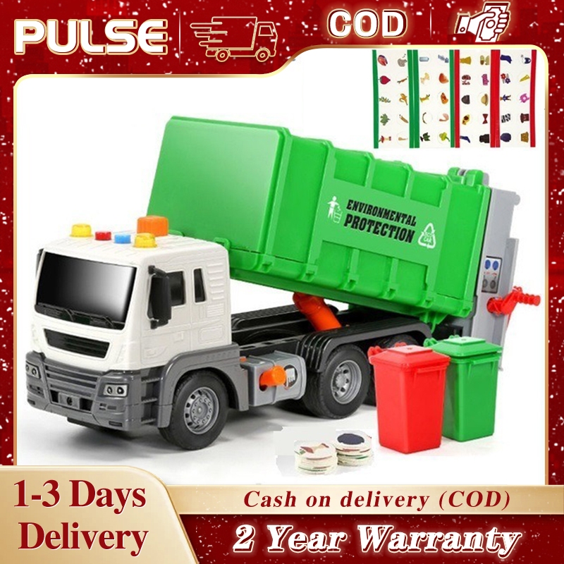 Jual Mainan Mobil Mobilan Truck Mainan Mobil Truk Sampah Garbage Truck ...