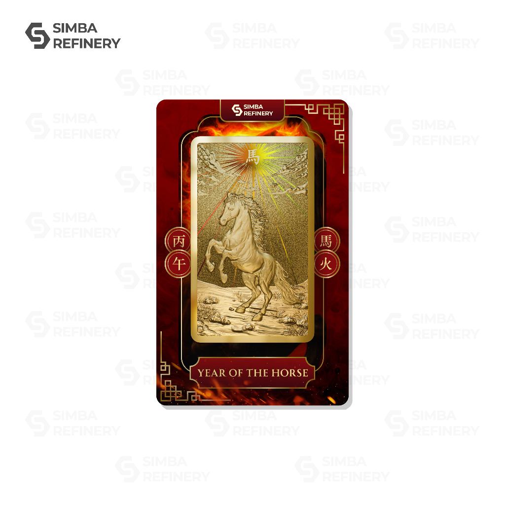 Jual Simba Refinery Logam Mulia 100 Gram Series Lunar New Year 2026 ...