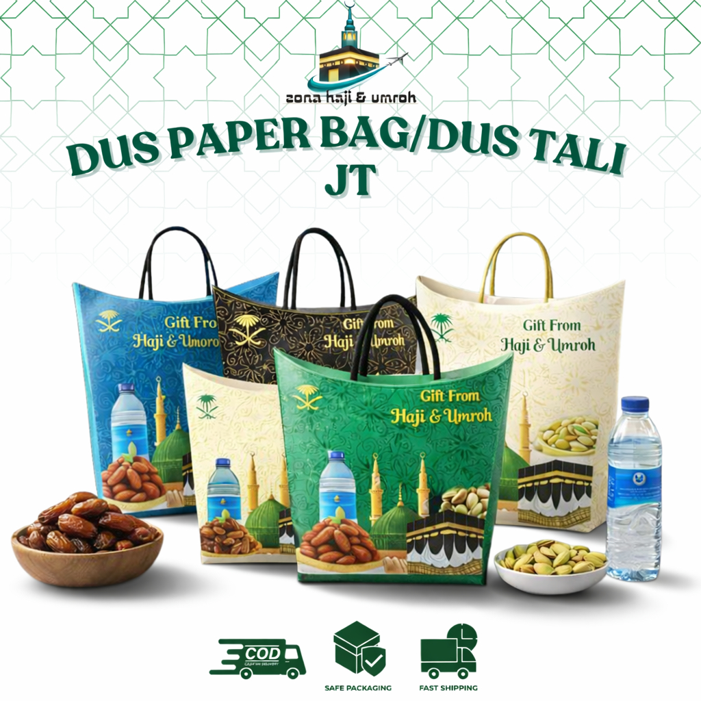 Jual DUS PAPER BAG / DUS TENG TENG / DUS TALI / DUS OLEH - OLEH HAJI ...