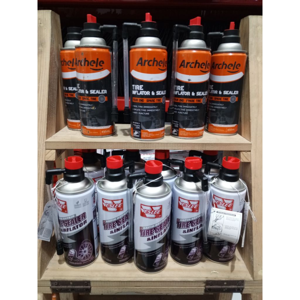 Jual POMPA BAN DARURAT CAIRAN TUBELESS MOTOR MOBIL TIRE INFLATOR ...