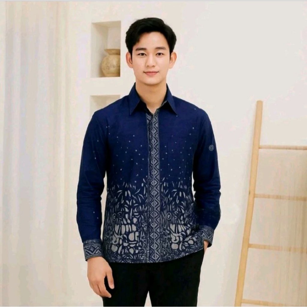 Jual Batik Pria Lengan Panjang Kemeja Premium Reguler fit Trendy 2026 ...