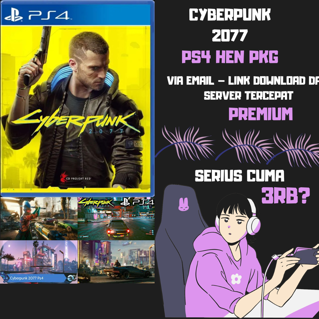 Jual Cyberpunk 2077 PS4 HEN PKG (Link Email) | Shopee Indonesia