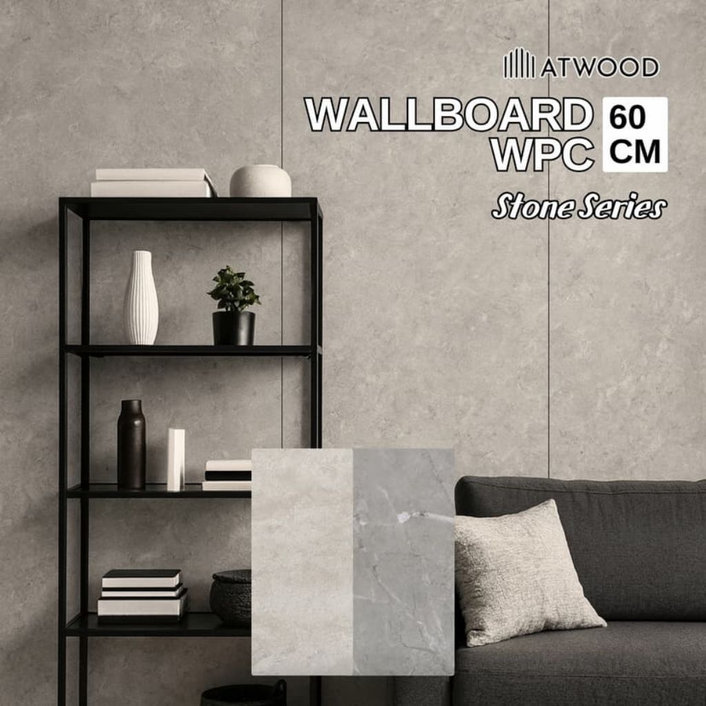 Jual Wallboard PVC Motif Kayu | Stone | Marmer Panel Dinding tebal 2,9m ...