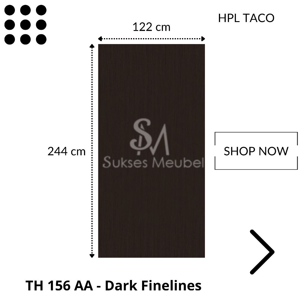 Jual Taco HPL Woodgrain TH 156 AA - Dark Finelines | Per 1 Lembar ...