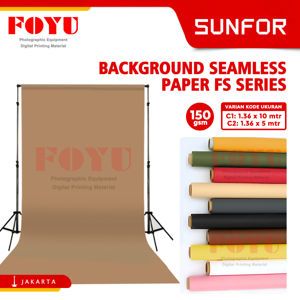 Jual Sunfor Background Backdrop Konten Studio Foto Video Kertas Paper ...