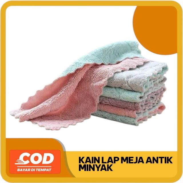 Jual Kain Lap Piring Microfiber Serap Air Tinggi Anti Minyak - Kain Lap ...