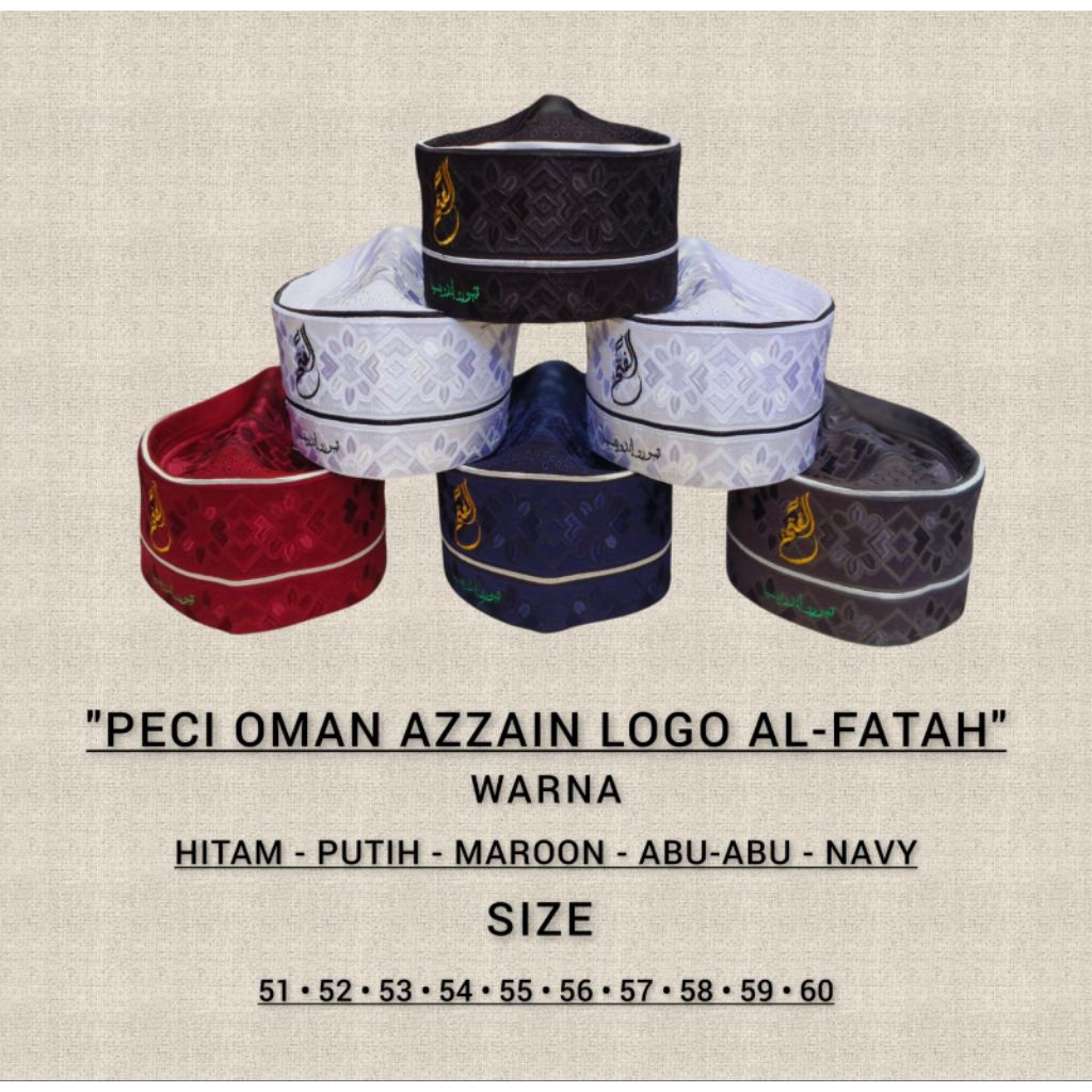Jual Peci Logo AZZAIN | Shopee Indonesia