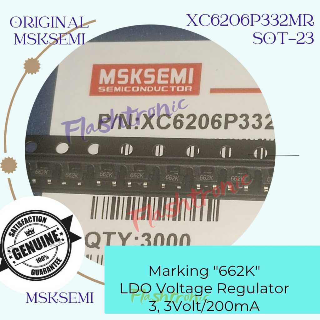 Jual XC6206P332MR IC Regulator 662K marking | Shopee Indonesia