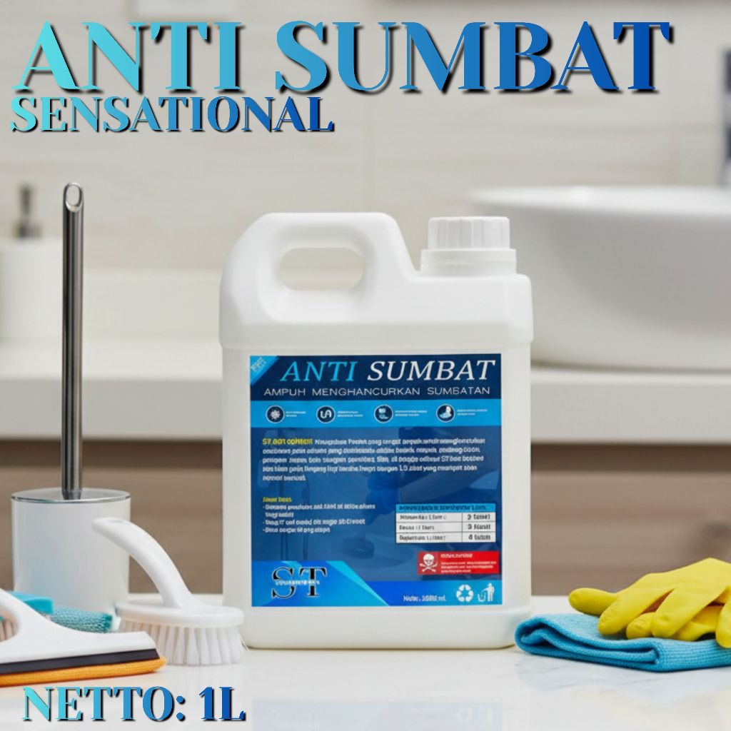 Jual Sensational Anti Sumbat Saluran Air Pipa WC Wastafel tempat cuci ...