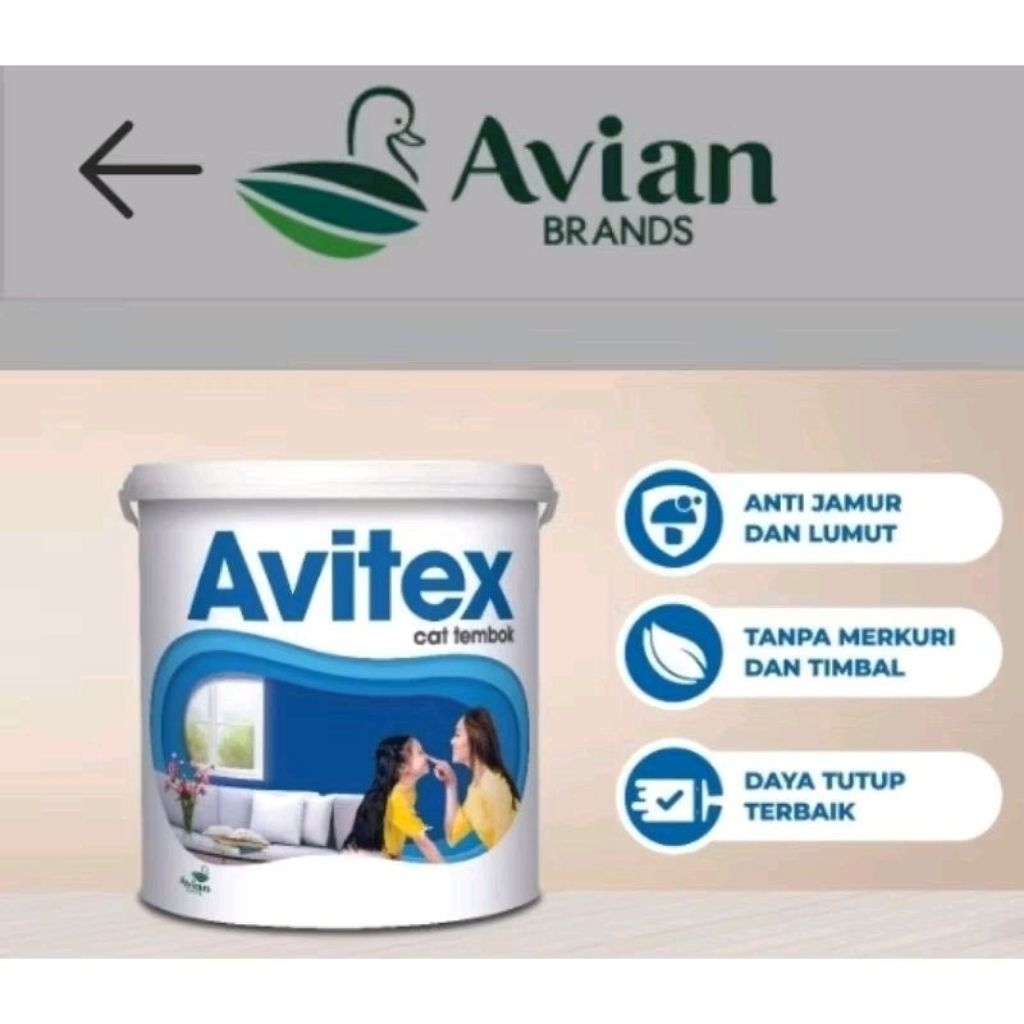 Jual Cat Avitex Terlengkap & Harga Terbaru Mei 2026 | Shopee Indonesia