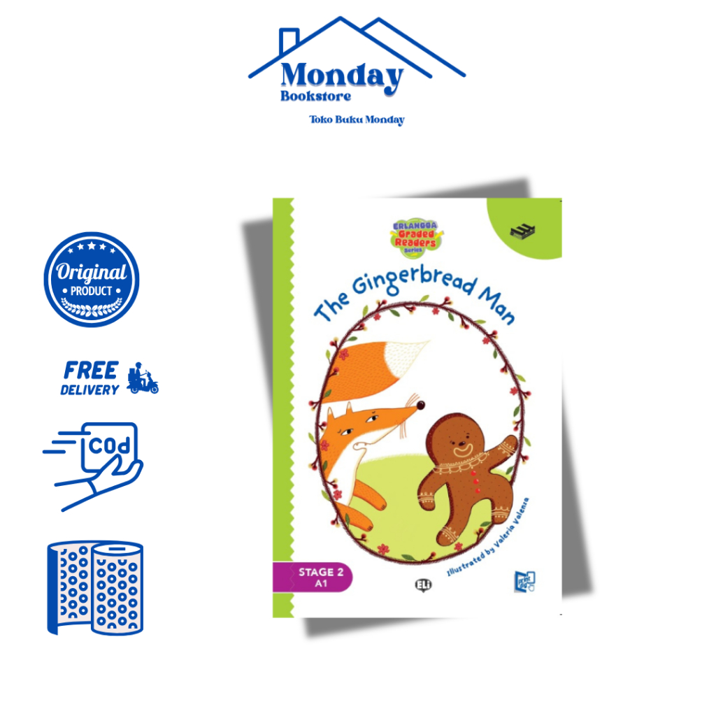Jual GRADED READERS: THE GINGERBREAD MAN (STAGE2 A1) | Shopee Indonesia