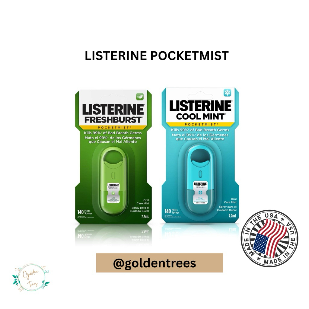Jual Listerine Pocketmist Cool Mint 7.7ML | Shopee Indonesia
