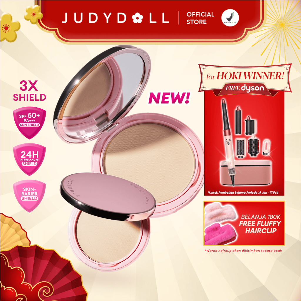Jual Judydoll Pink Shield SPF Two Way Cake - 8.5g (Bedak Padat Matte ...