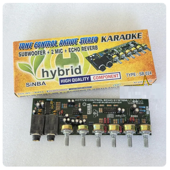 Jual Kit Tone Control Stereo HYBRIS/HYBRID ECHO DIGITAL + SUBWOOFER + 2 ...