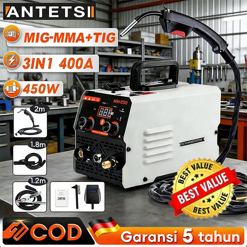 Jual ANTETSI Mesin Las mig Listrik trafo las welding inverter Las Tanpa ...