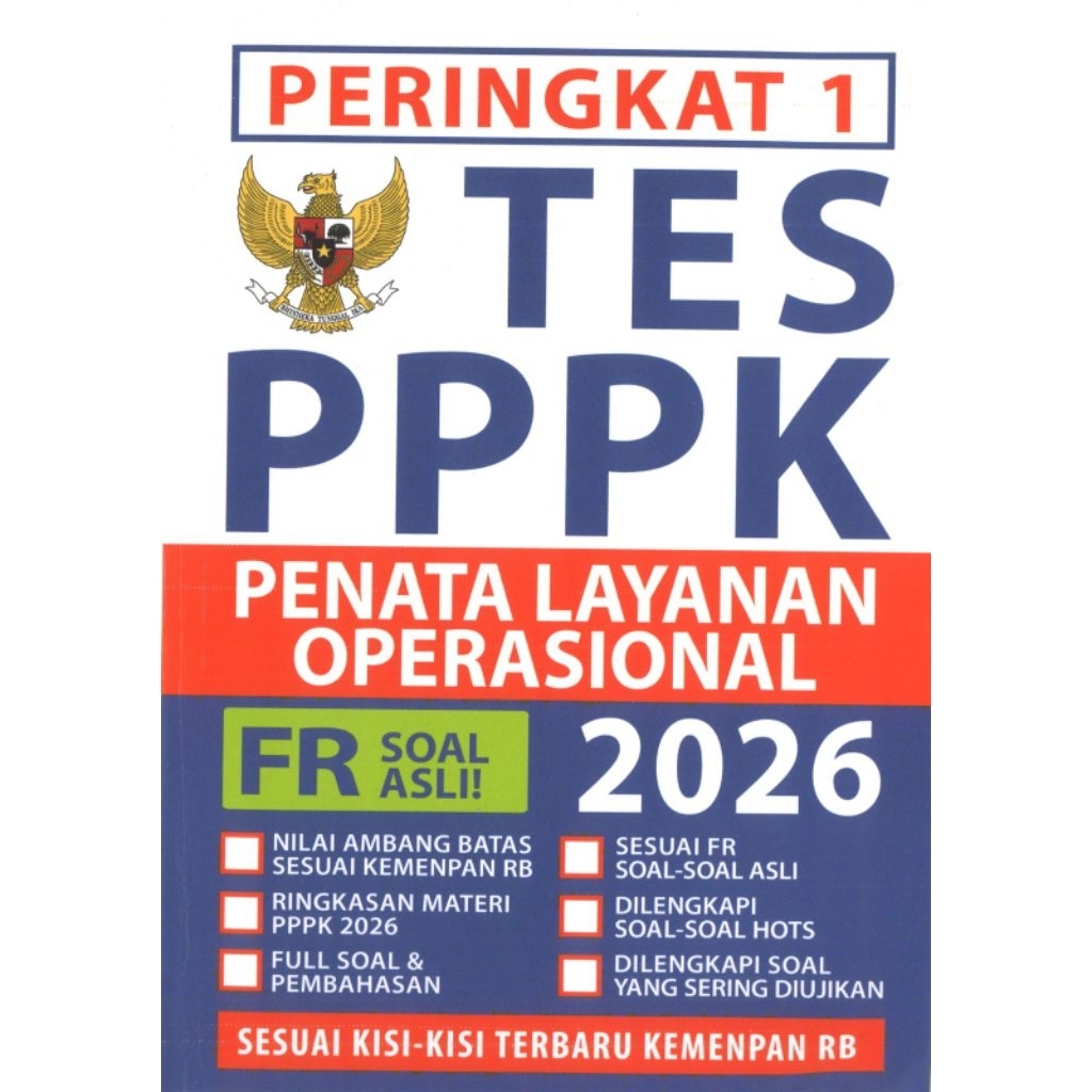 Jual Buku Peringkat 1 PPPK PENATA LAYANAN OPERASIONAL 2026 | Shopee ...