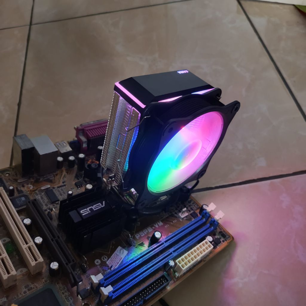 Jual CPU Cooler hsf tower 2 heatpipe Kyo Sama Ka200 static RGB | Shopee ...