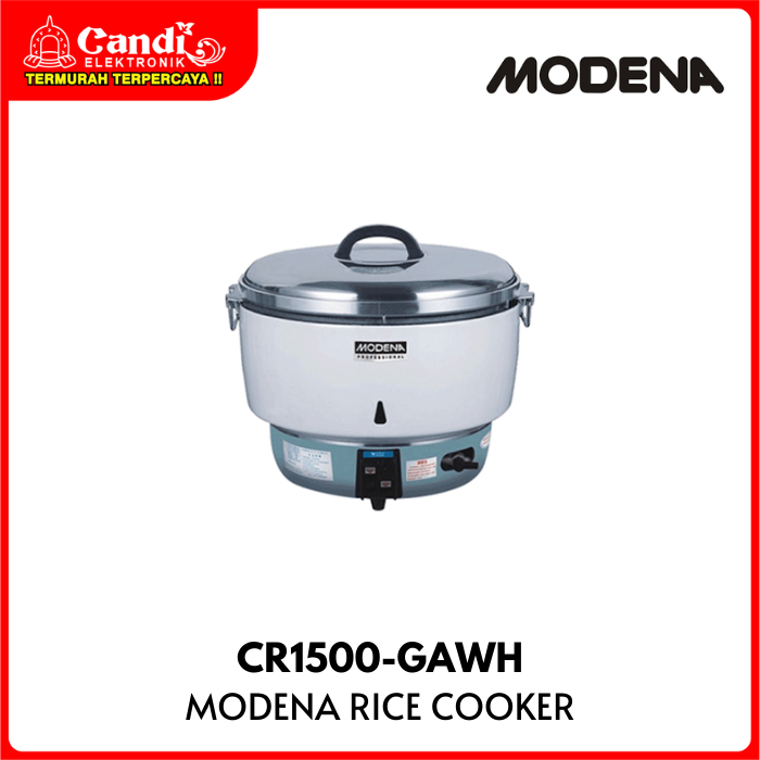 Jual MODENA Rice Cooker Gas 15 Liter Horeca CR1500-GAWH | Shopee Indonesia