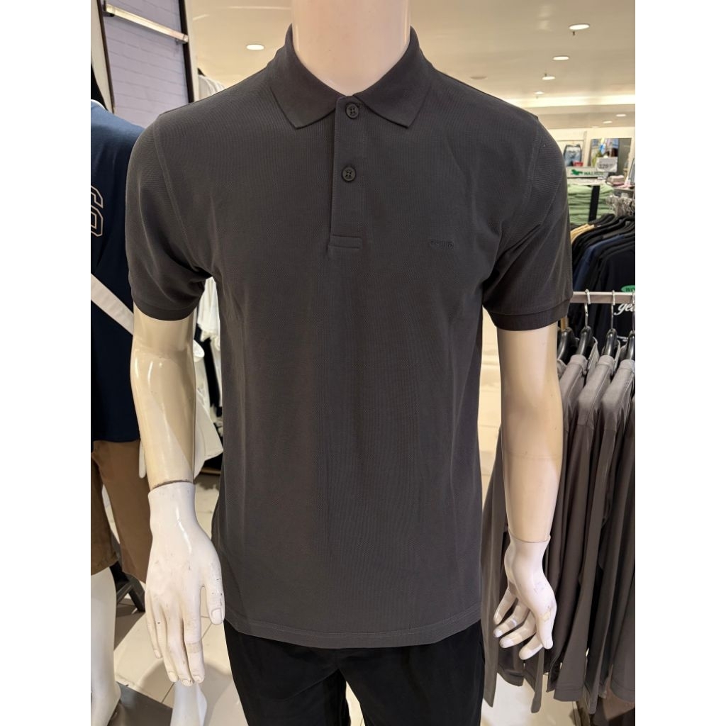 Jual Osella Baju Polo shirt Kaos Pria Dewasa Polos Wangky Original grey ...