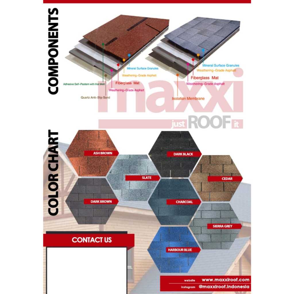 Jual Atap Bitumen MAXXI | Shopee Indonesia
