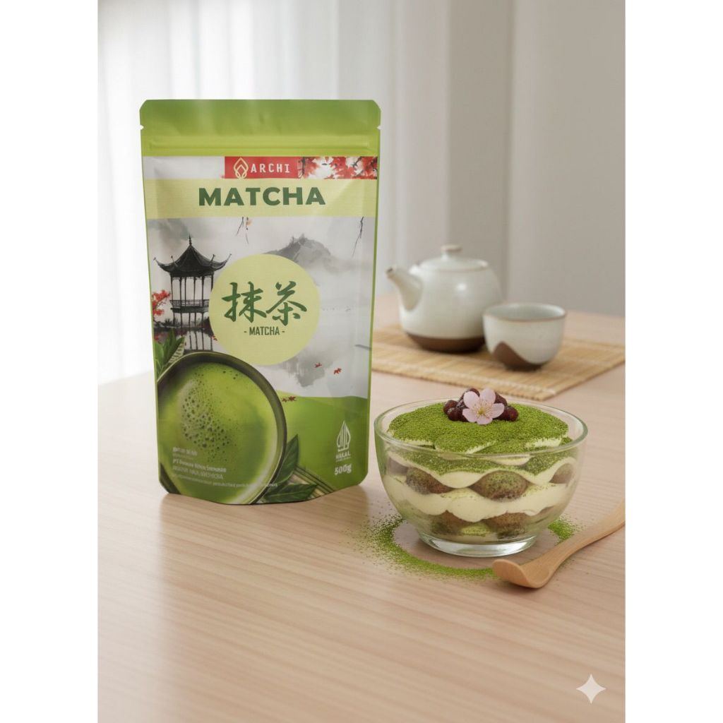 Jual ARCHI Matcha Grade B 500gr - Food Service | Shopee Indonesia