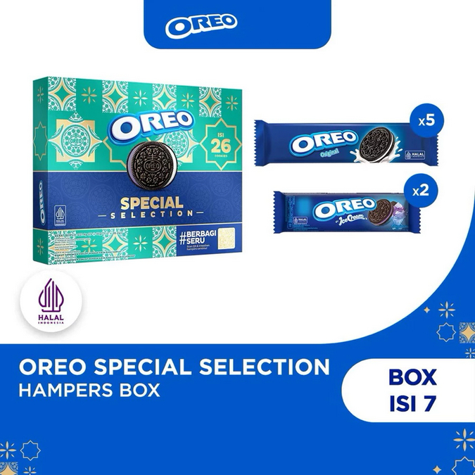 Jual OREO - Special Selection Gift Pack Hampers Box 228gr - 1 Gift Pack ...