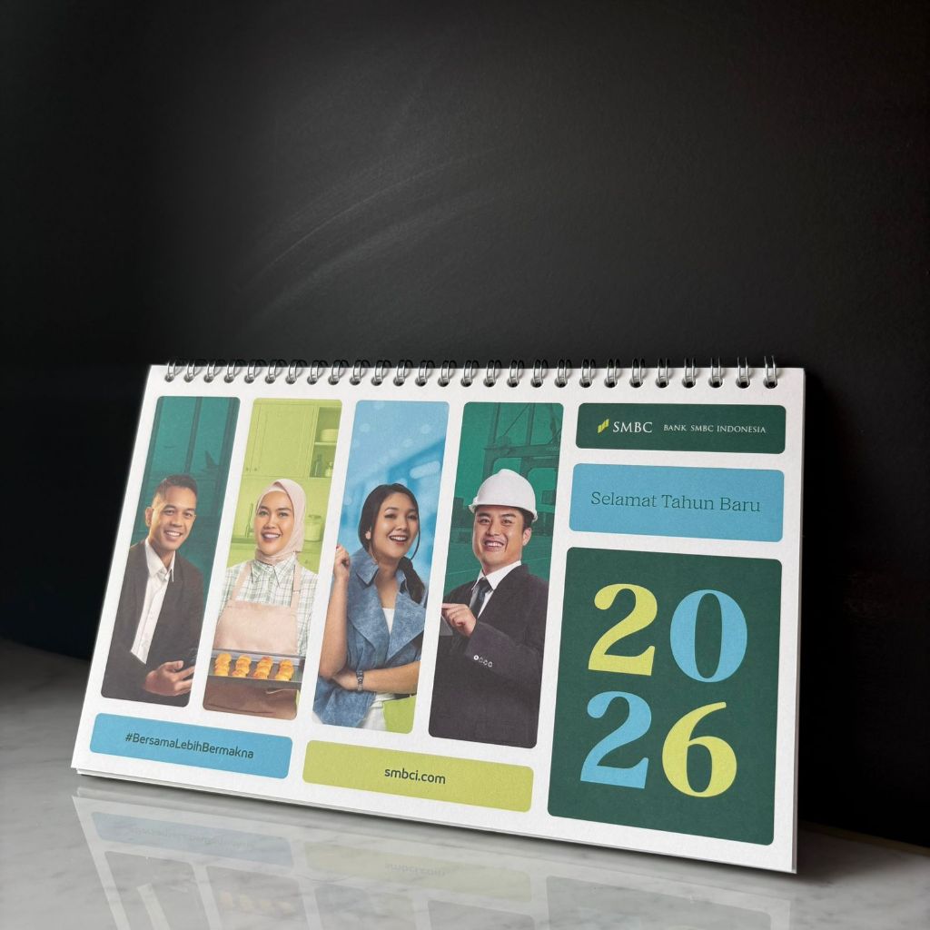 Jual KALENDER MEJA SMBC BANK INDONESIA ORIGINAL 2026 PRIORITAS / HADIAH ...
