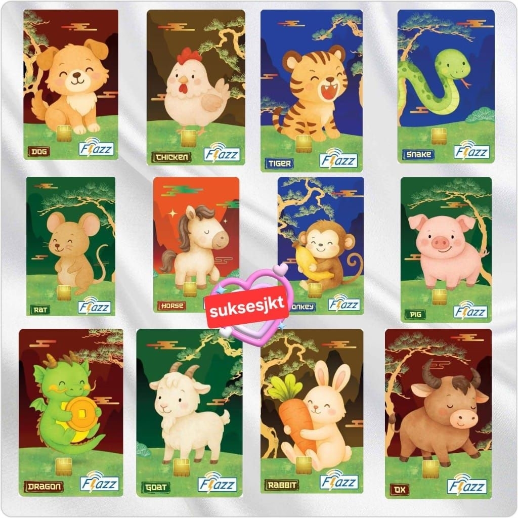 Jual kartu Flazz Shio Chinese Zodiac Gen 2 | Shopee Indonesia