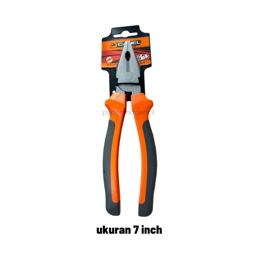 Jual Tang Kombinasi CAMEL Piler 7” / 7” Combination PLIER Blister ...