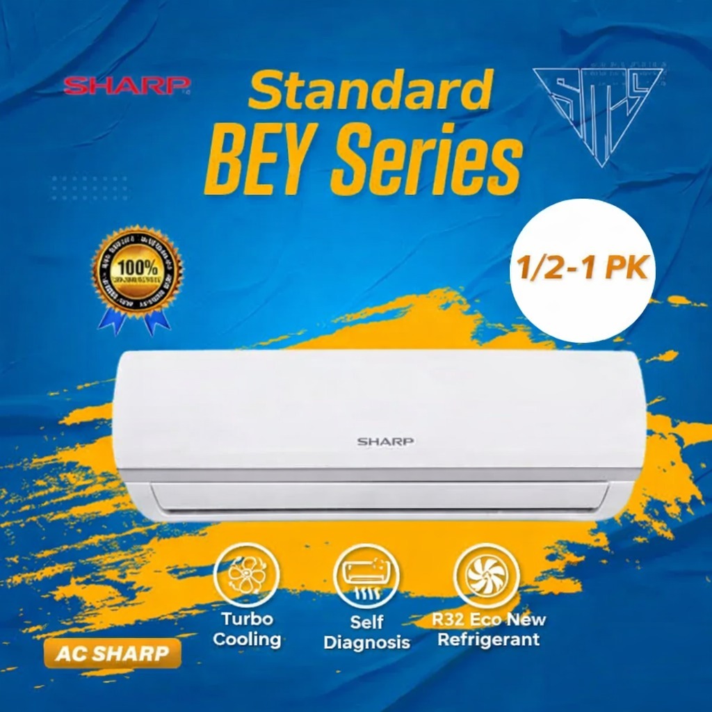 Jual AC Sharp Low Watt 1/2 PK 5BEY made in Indonesia | Shopee Indonesia