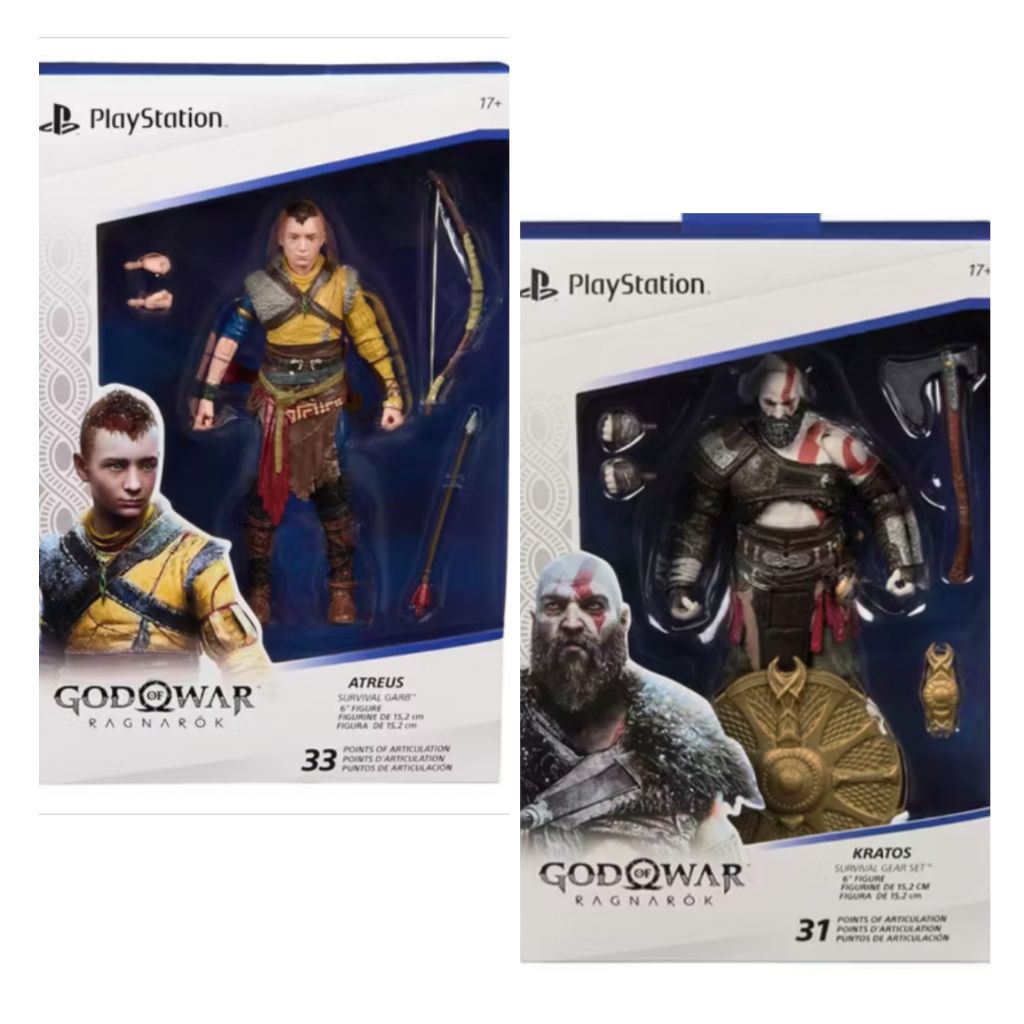 Jual Action Figure God of War Toys Kratos Atreus Figur Pajangan PS5 ...