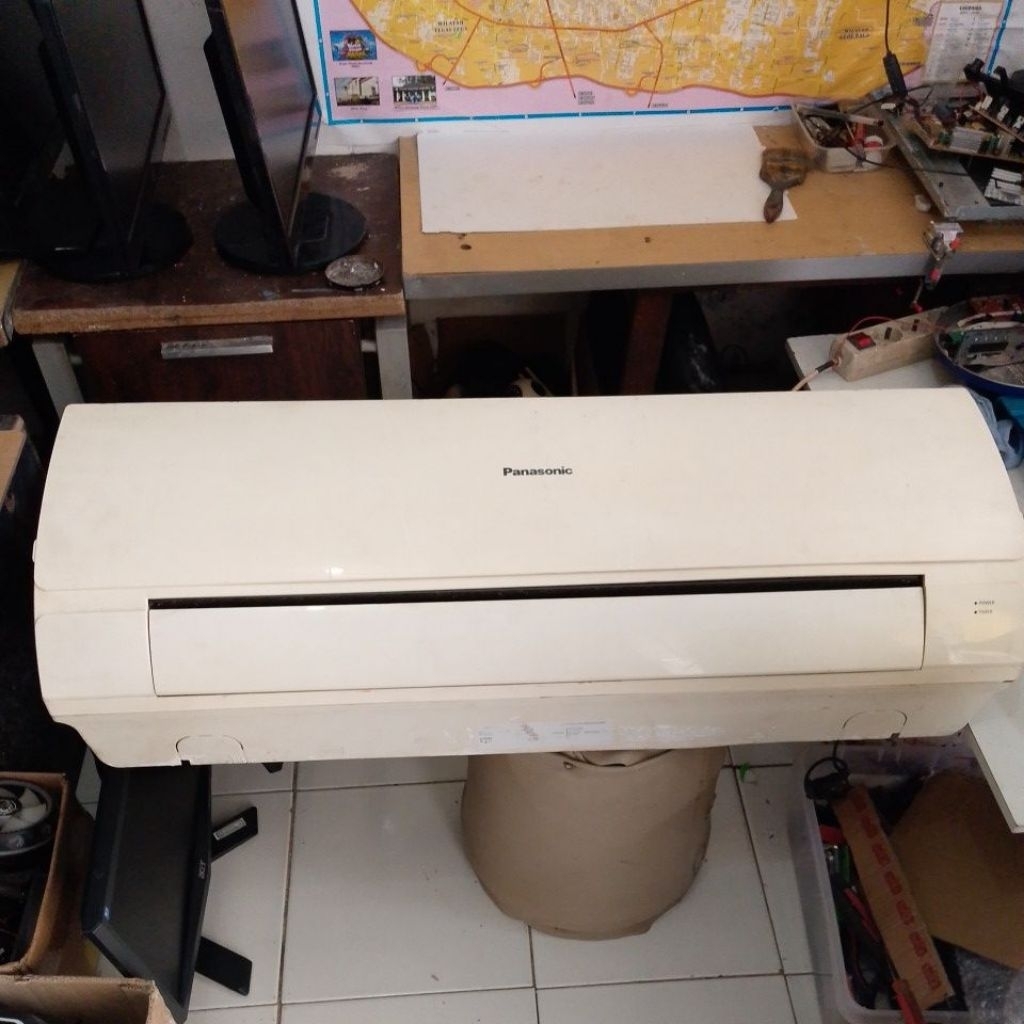 Jual AC Split 1 PK indoor dinding Bekas Merk Panasonik non inverter ...