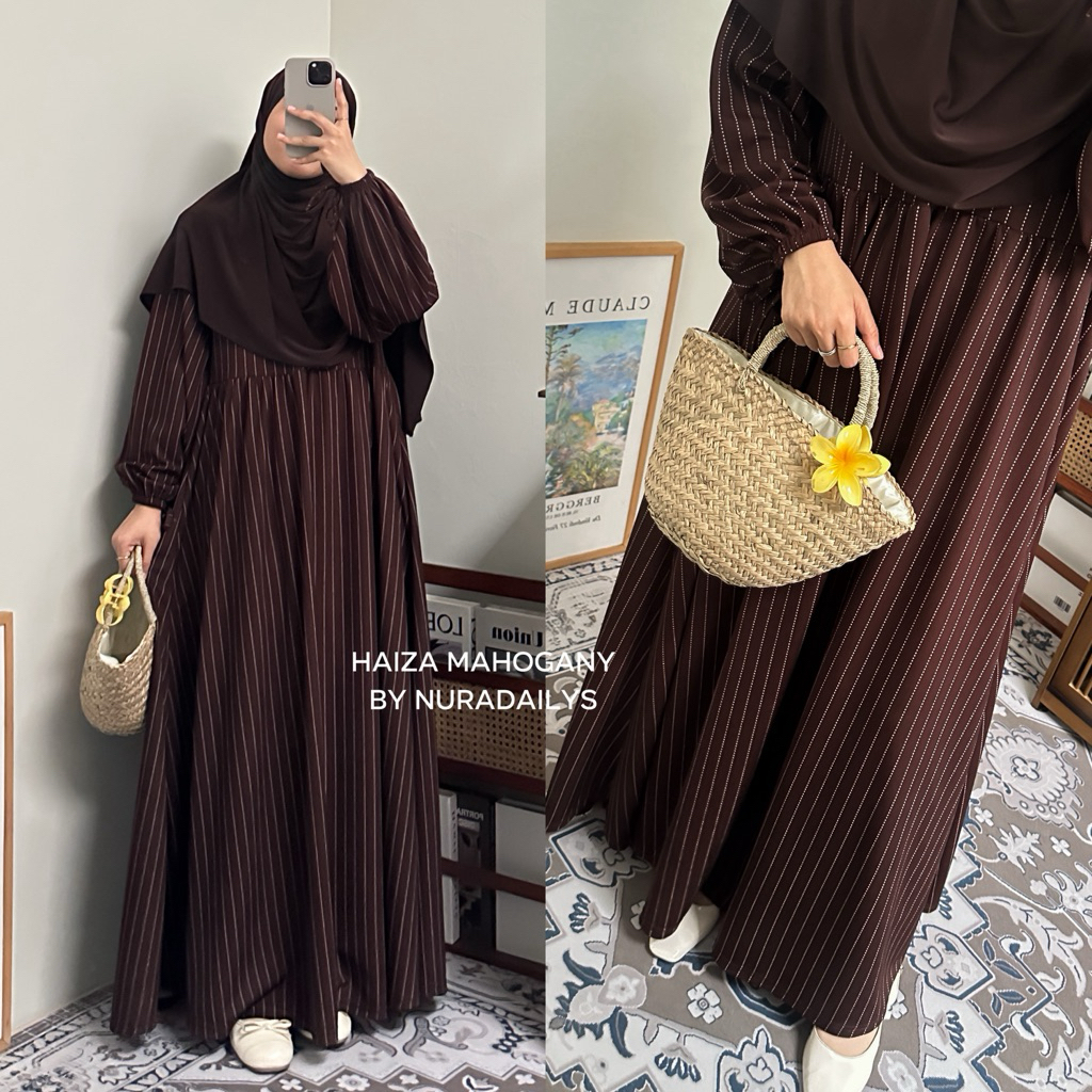Jual Haiza Dress Part 2 by Nuradailys | Shopee Indonesia