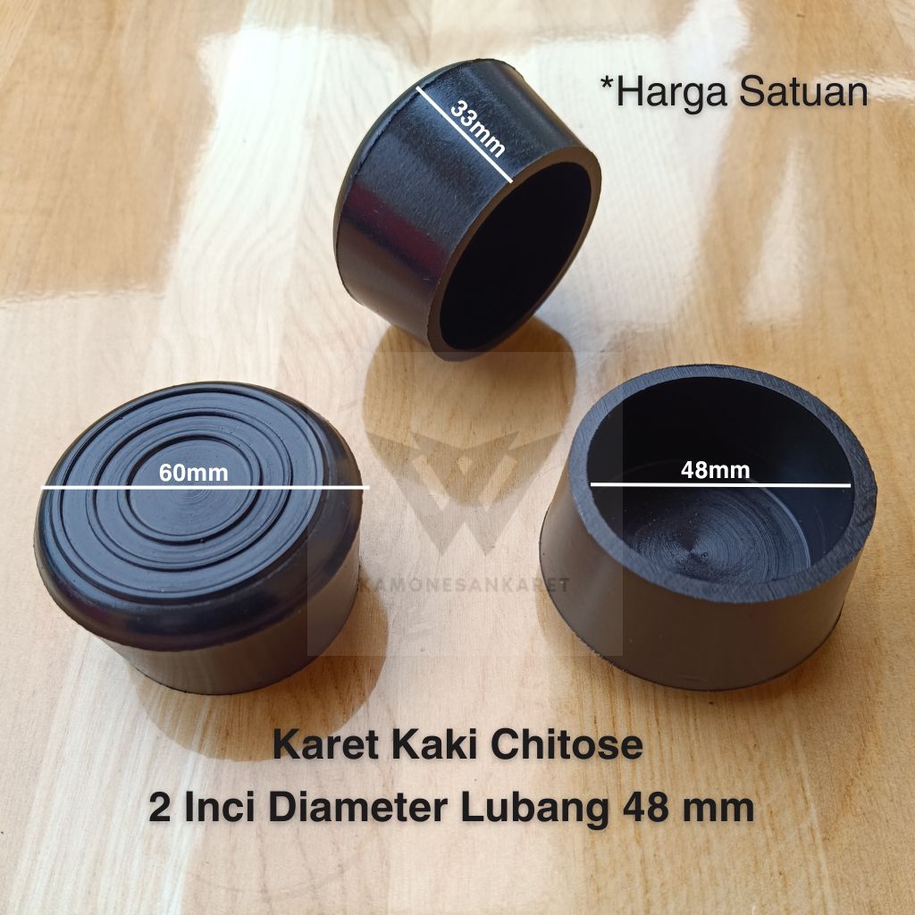 Jual Karet Chitose 2 Inchi Garis Diameter Lubang 48mm Karet Kaki Meja ...