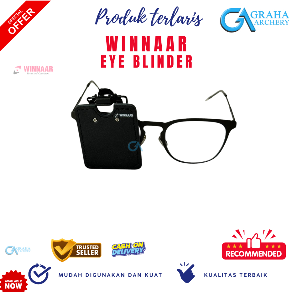 Jual EYE BLINDER PANAHAN MATA KANAN MAUPUN MATA KIRI MERK WINNAAR ...