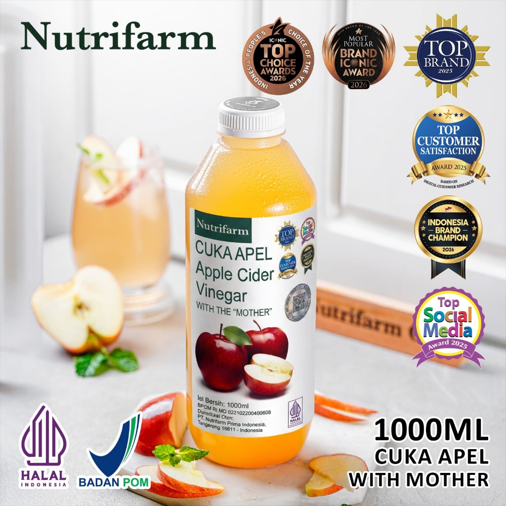 Jual Cuka Apel 1000ml | Shopee Indonesia