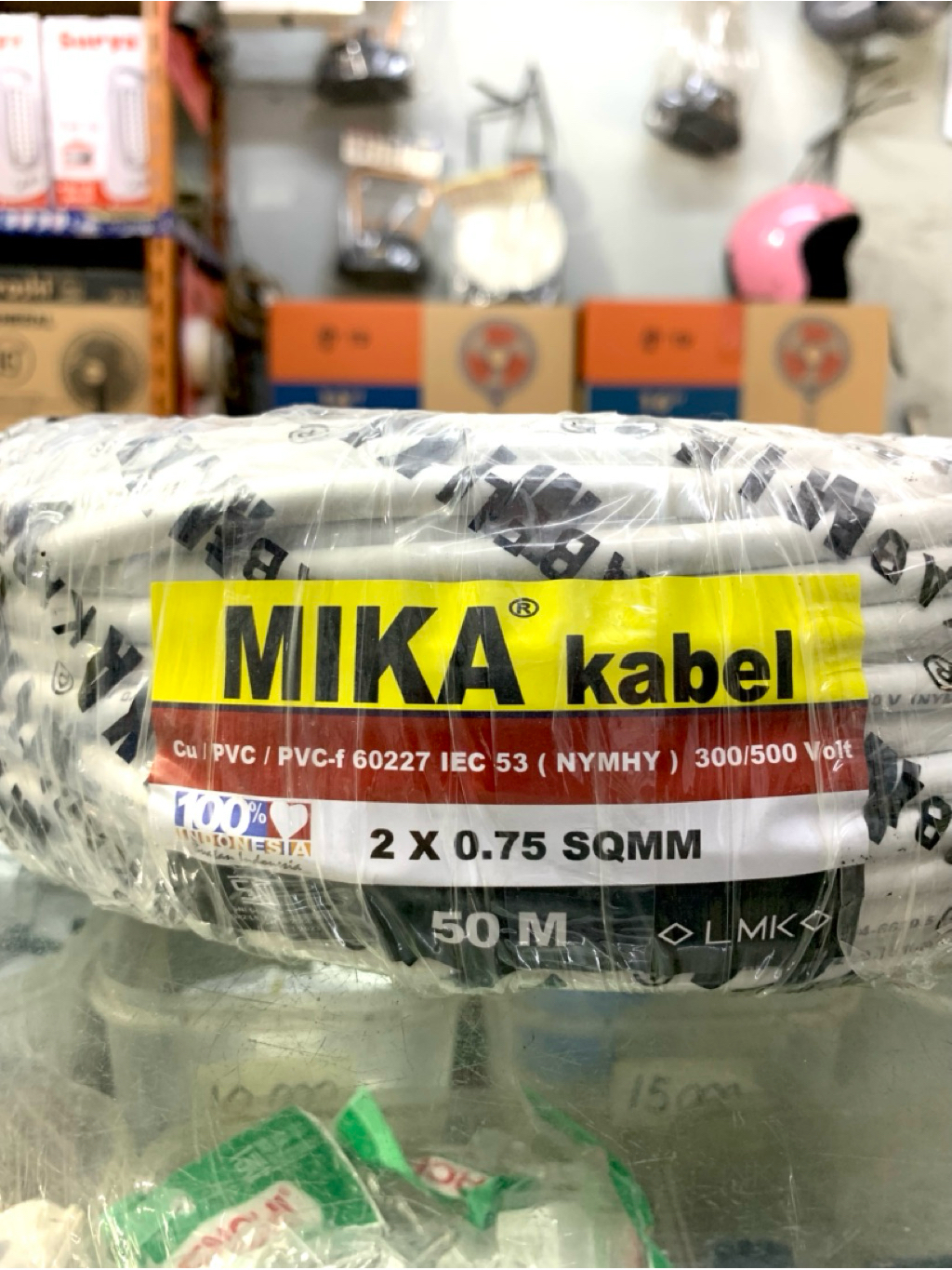 Jual Kabel NYMHY 2x0.75mm MIKA Tembaga Kuninga SNI 2x0,75mm | Shopee ...